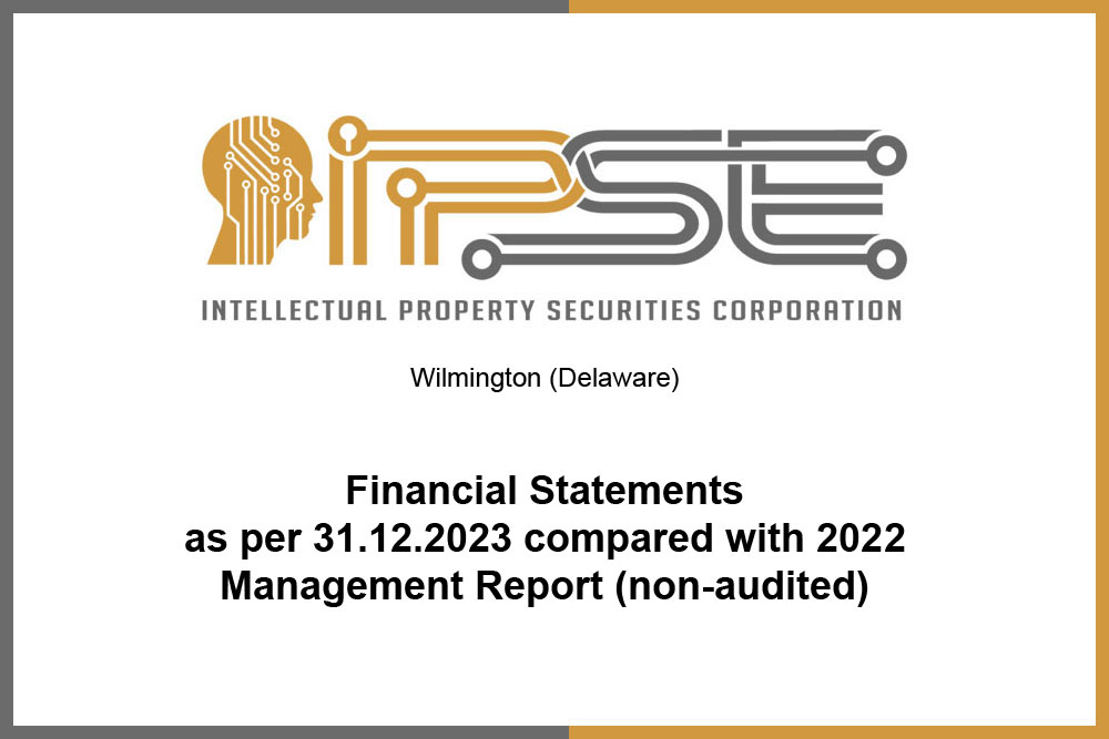 Financial Statements | Intellectual Property Securities Corporation